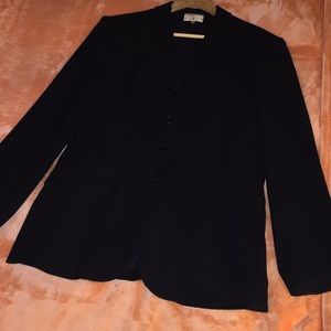 Kenar Jackets & Coats | Gold Lurextan Herringbone Linen Blazer | Poshmark